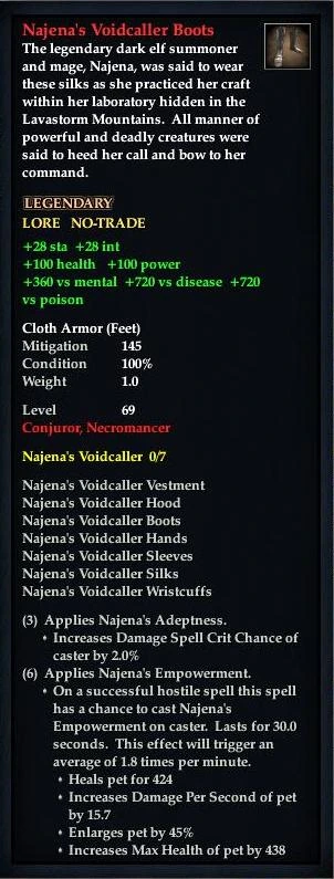 Najena's Voidcaller Boots | EverQuest 2 Wiki | Fandom