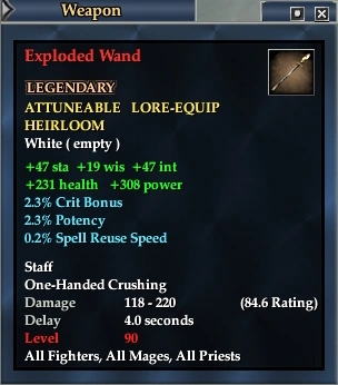 Exploded Wand | EverQuest 2 Wiki | Fandom