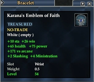 Karana's Emblem of Faith | EverQuest 2 Wiki | Fandom