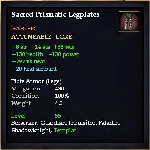 Sacred Prismatic Legplates | EverQuest 2 Wiki | Fandom