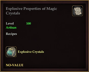 Explosive Properties of Magic Crystals | EverQuest 2 Wiki | Fandom