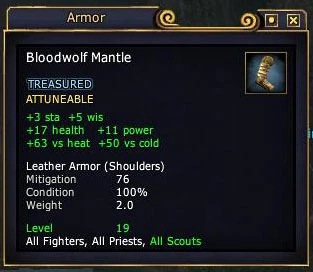 Bloodwolf Mantle | EverQuest 2 Wiki | Fandom