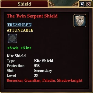 The Twin Serpent Shield | EverQuest 2 Wiki | Fandom