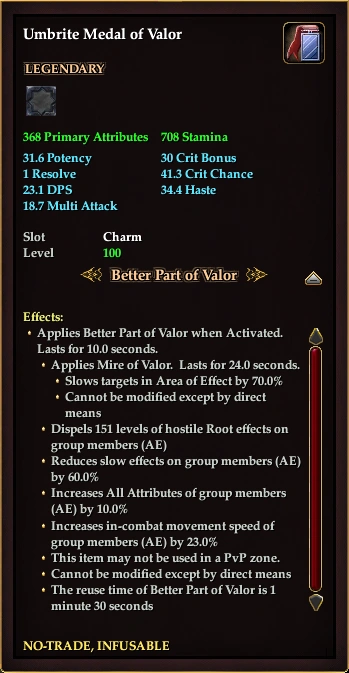 Umbrite Medal of Valor | EverQuest 2 Wiki | Fandom