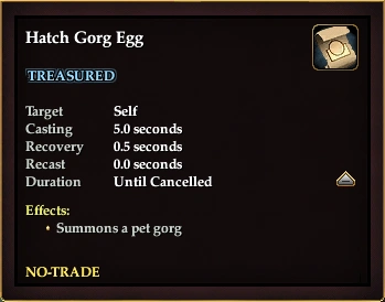 Hatch Gorg Egg | EverQuest 2 Wiki | Fandom