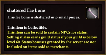 shattered Fae bone | EverQuest 2 Wiki | Fandom