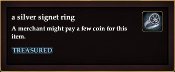a silver signet ring | EverQuest 2 Wiki | Fandom