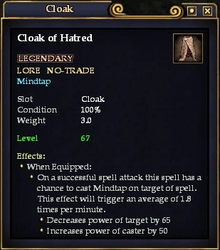 Cloak of Hatred | EverQuest 2 Wiki | Fandom