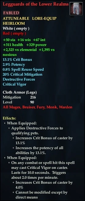 Legguards of the Lower Realms | EverQuest 2 Wiki | Fandom