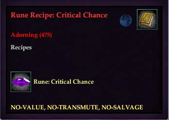 Rune Recipe: Critical Chance | EverQuest 2 Wiki | Fandom