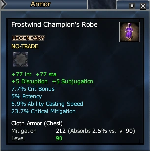 Frostwind Champion's Robe | EverQuest 2 Wiki | Fandom