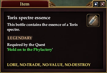 Toris spectre essence | EverQuest 2 Wiki | Fandom