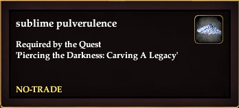 sublime pulverulence | EverQuest 2 Wiki | Fandom