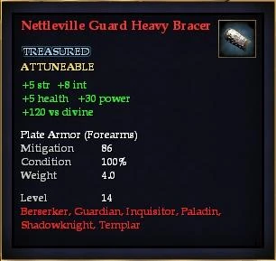 Nettleville Guard Heavy Bracer | EverQuest 2 Wiki | Fandom