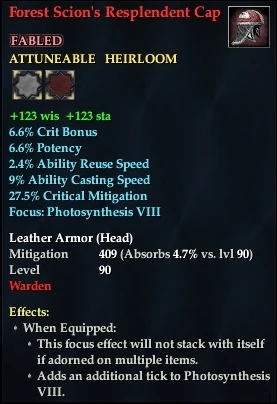 Forest Scion's Resplendent Cap | EverQuest 2 Wiki | Fandom