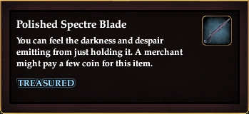 Polished Spectre Blade | EverQuest 2 Wiki | Fandom