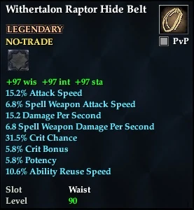 Withertalon Raptor Hide Belt | EverQuest 2 Wiki | Fandom