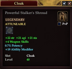 Powerful Stalker's Shroud | EverQuest 2 Wiki | Fandom