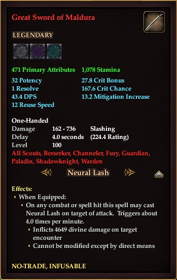 Great Sword of Maldura | EverQuest 2 Wiki | Fandom
