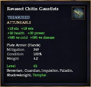 Ravasect Chitin Gauntlets | EverQuest 2 Wiki | Fandom