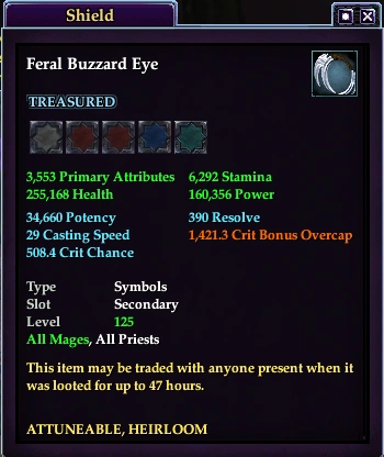 Feral Buzzard Eye | EverQuest 2 Wiki | Fandom