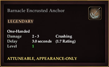 Barnacle Encrusted Anchor | EverQuest 2 Wiki | Fandom