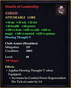 Mantle of Leadership | EverQuest 2 Wiki | Fandom