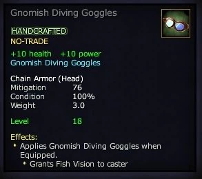 Gnomish Diving Goggles | EverQuest 2 Wiki | Fandom