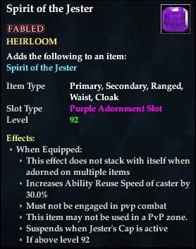 Spirit of the Jester | EverQuest 2 Wiki | Fandom