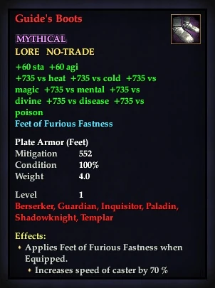 Guide's Boots | EverQuest 2 Wiki | Fandom