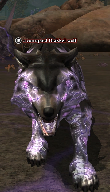 A corrupted Drakkel wolf | EverQuest 2 Wiki | Fandom