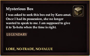 Mysterious Box | EverQuest 2 Wiki | Fandom