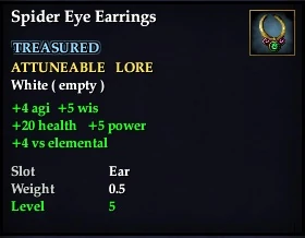 Spider Eye Earrings | EverQuest 2 Wiki | Fandom