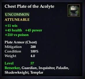 Chest Plate of the Acolyte | EverQuest 2 Wiki | Fandom