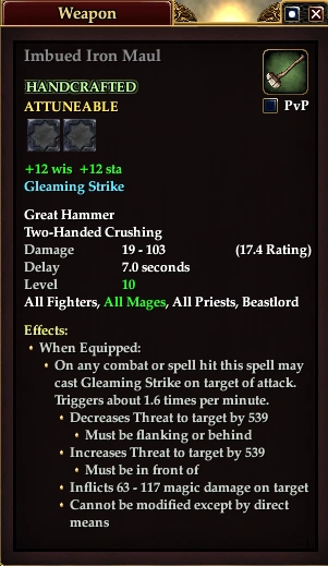 Imbued Iron Maul | EverQuest 2 Wiki | Fandom