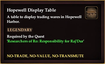 Hopewell Display Table | EverQuest 2 Wiki | Fandom