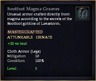 Sootfoot Magma Greaves | EverQuest 2 Wiki | Fandom