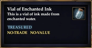 Vial of Enchanted Ink | EverQuest 2 Wiki | Fandom