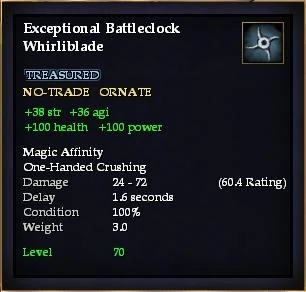 Exceptional Battleclock Whirliblade | EverQuest 2 Wiki | Fandom