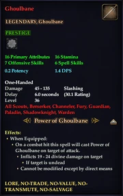 Ghoulbane | EverQuest 2 Wiki | Fandom