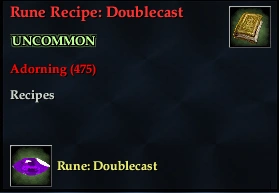 Rune Recipe: Doublecast | EverQuest 2 Wiki | Fandom
