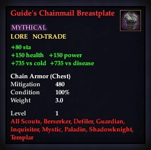 Guide's Chainmail Breastplate | EverQuest 2 Wiki | Fandom
