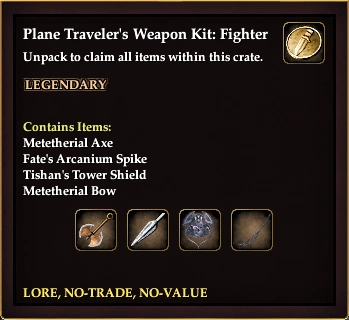 Plane Traveler's Weapon Kit: Fighter | EverQuest 2 Wiki | Fandom