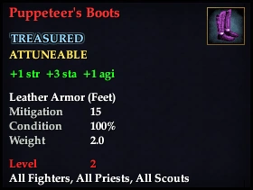 Puppeteer's Boots | EverQuest 2 Wiki | Fandom