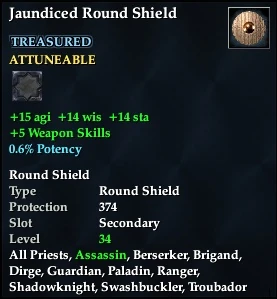 Jaundiced Round Shield | EverQuest 2 Wiki | Fandom