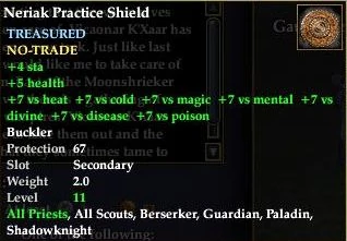 Neriak Practice Shield | EverQuest 2 Wiki | Fandom