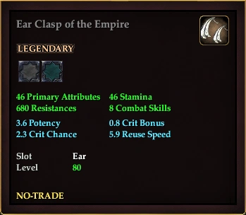 Ear Clasp of the Empire | EverQuest 2 Wiki | Fandom