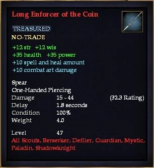Long Enforcer of the Coin | EverQuest 2 Wiki | Fandom