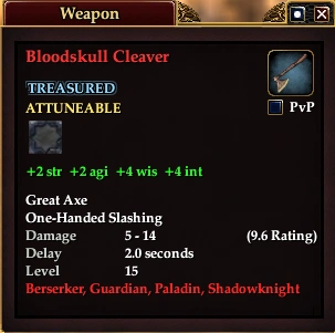 Bloodskull Cleaver | EverQuest 2 Wiki | Fandom