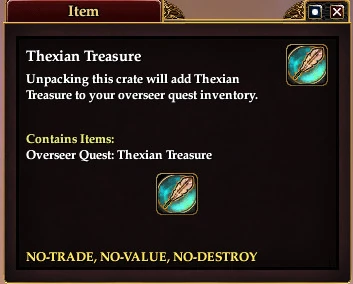 Thexian Treasure | EverQuest 2 Wiki | Fandom